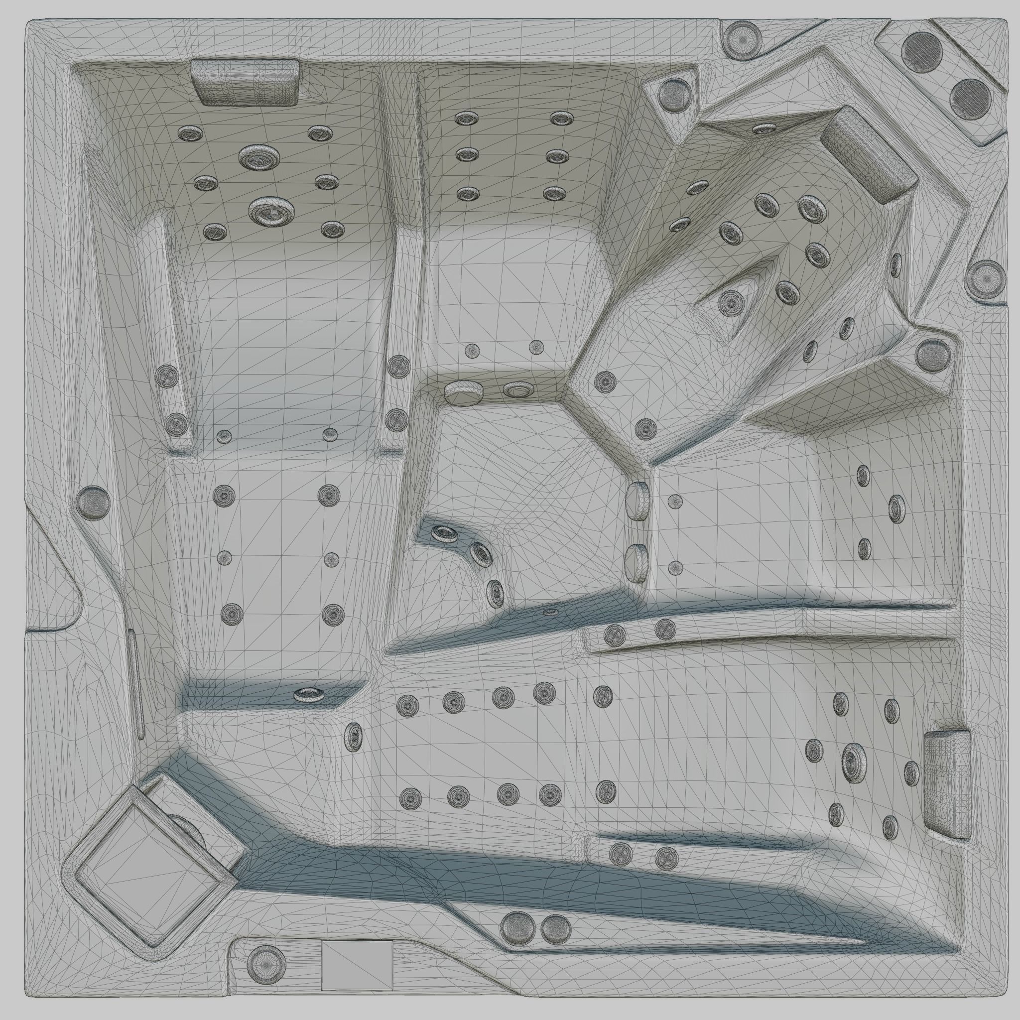 3D model 3D model of Hot Tub Jacuzzi MSPA Gaustablikk VR / AR / low ...