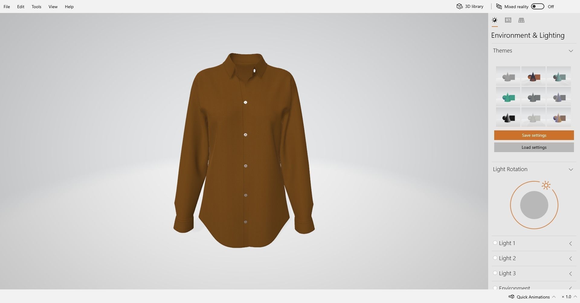 Classic Relaxed Fit Overshirt Shirt Design For women 3D model | CGTrader