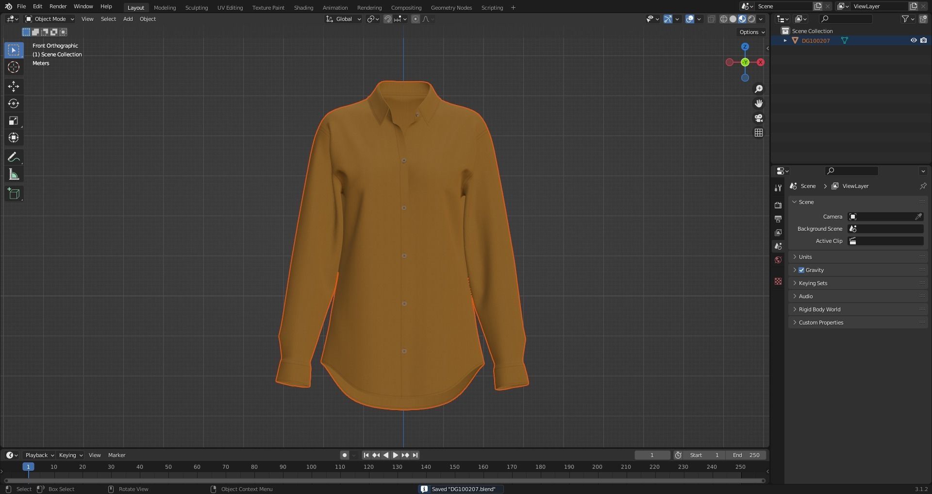 Classic Relaxed Fit Overshirt Shirt Design For women 3D model | CGTrader