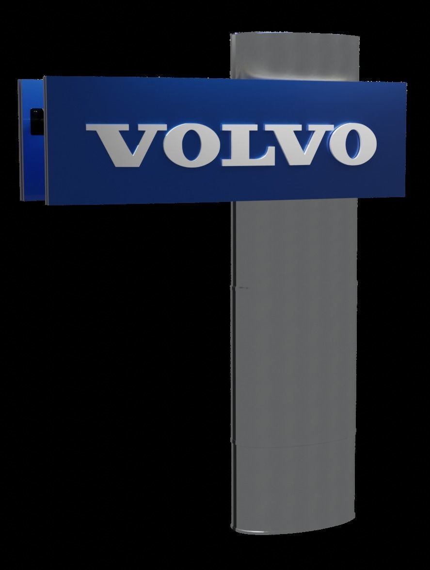 Volvo Delar sign 3D model | CGTrader