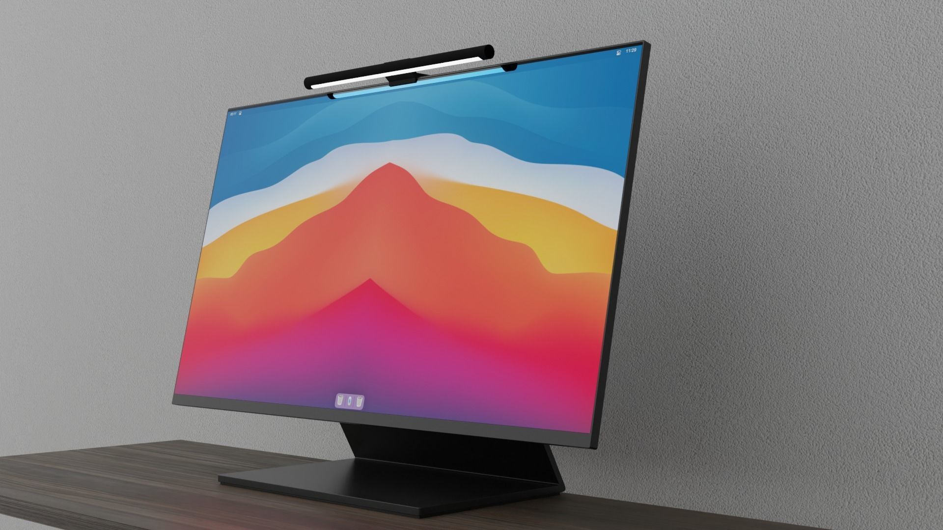 Computer Monitor Light Bar 3D model | CGTrader