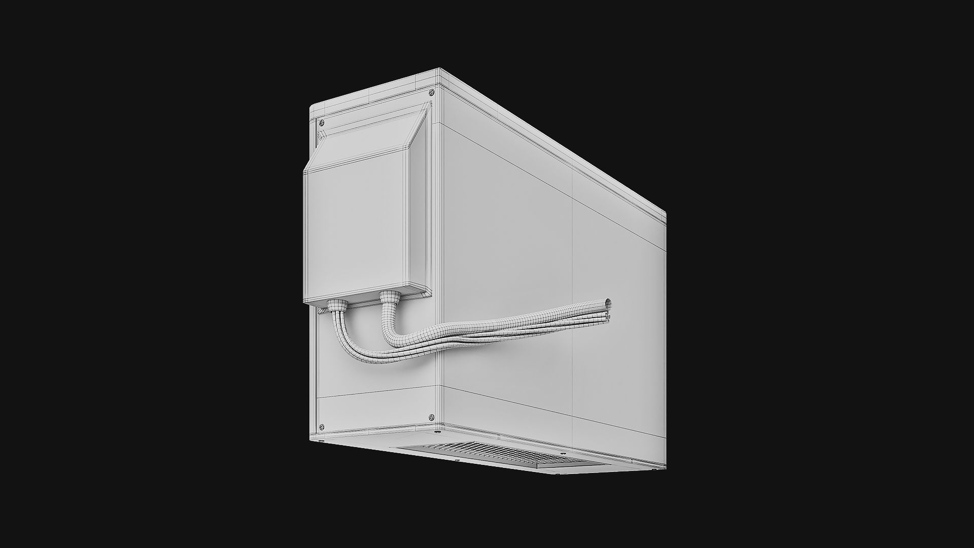 Sci-Fi air conditioner 05 3D model | CGTrader