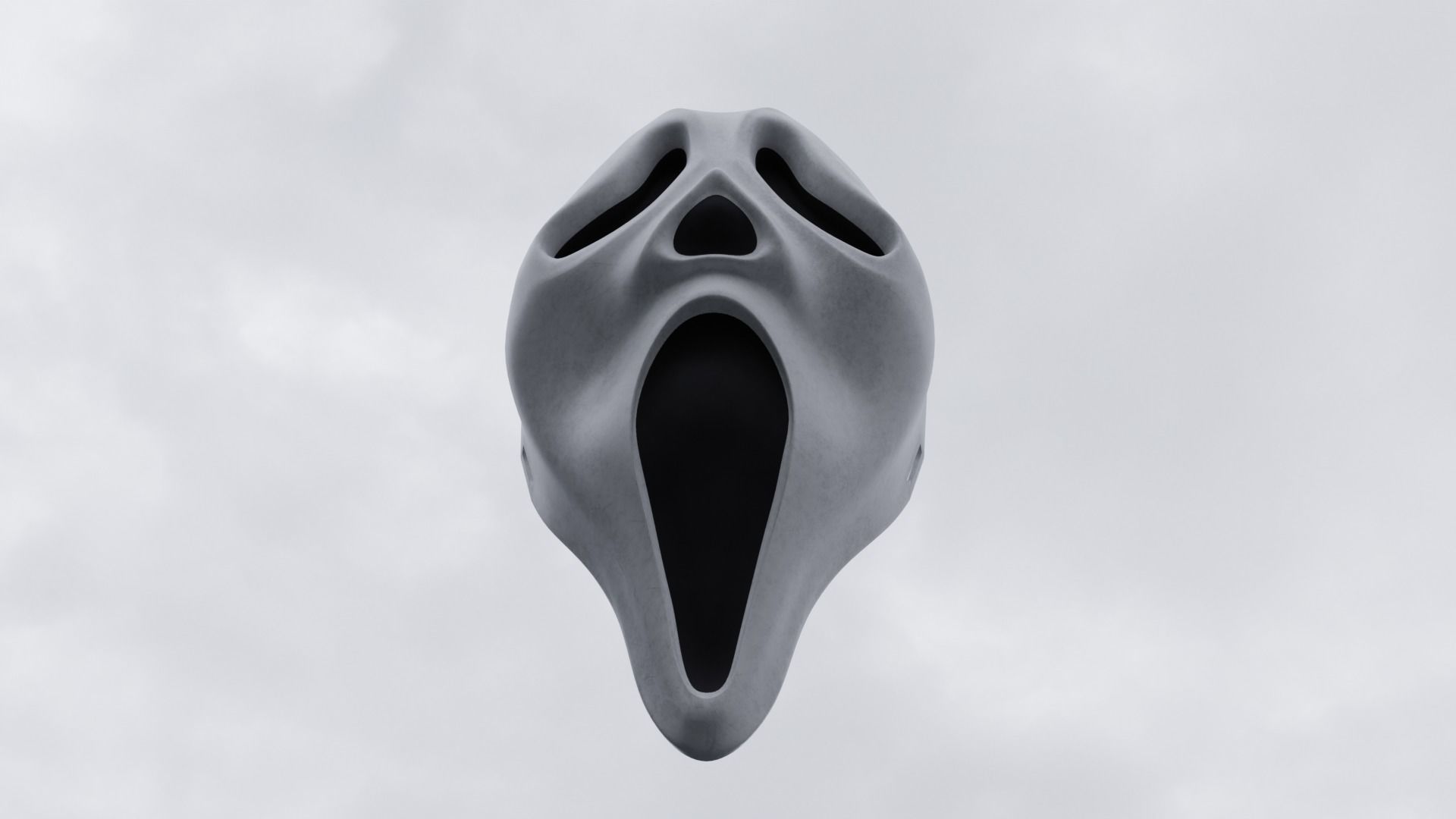 3D model Ghostface mask VR / AR / low-poly | CGTrader