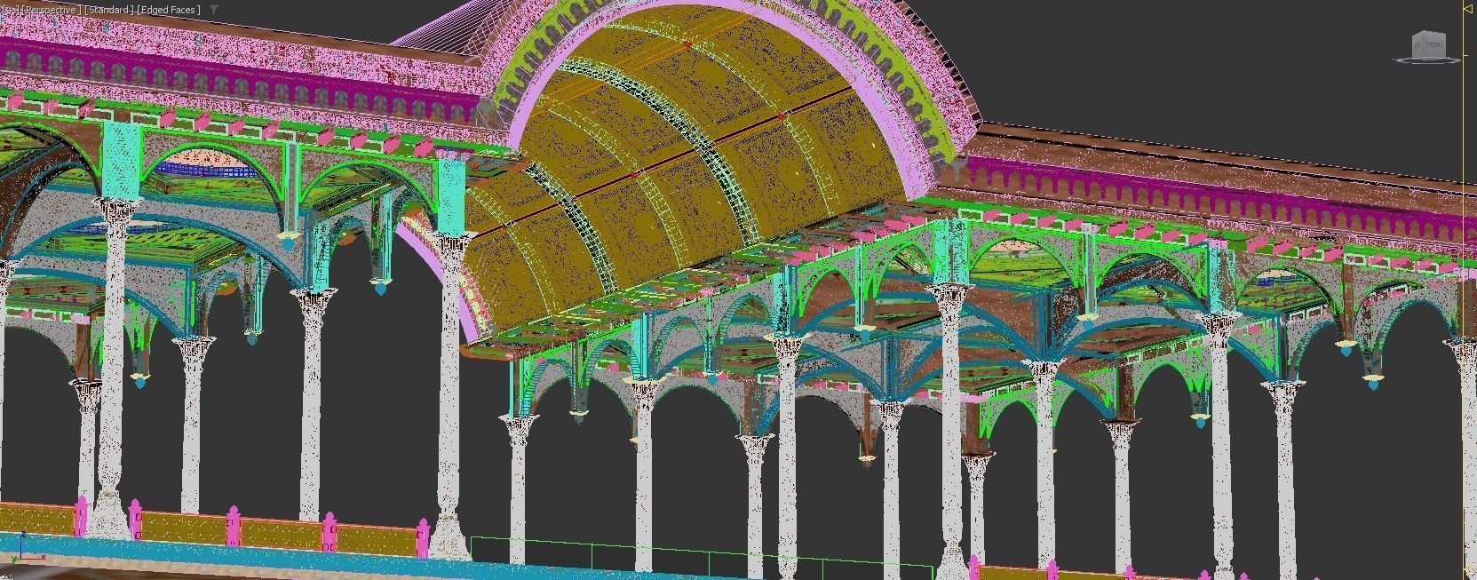 Traditional Central Asia Terass 3D model | CGTrader