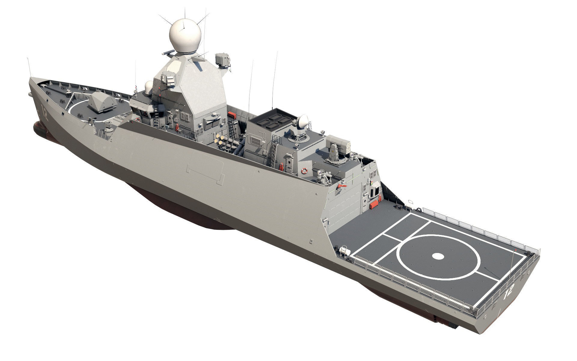 Corvette Class Ship 3D model | CGTrader