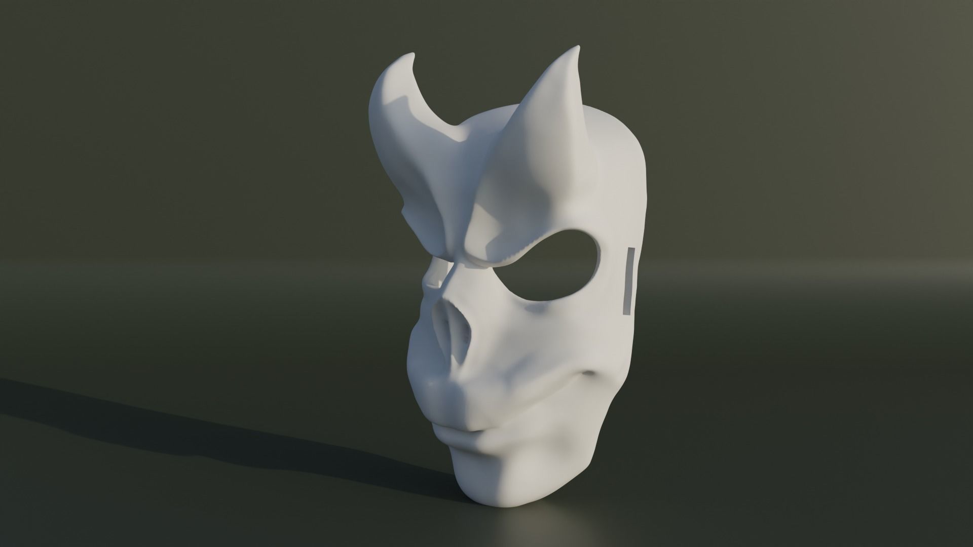 Devil Face Mask - Pig Cosplay Mask 3D model 3D printable | CGTrader
