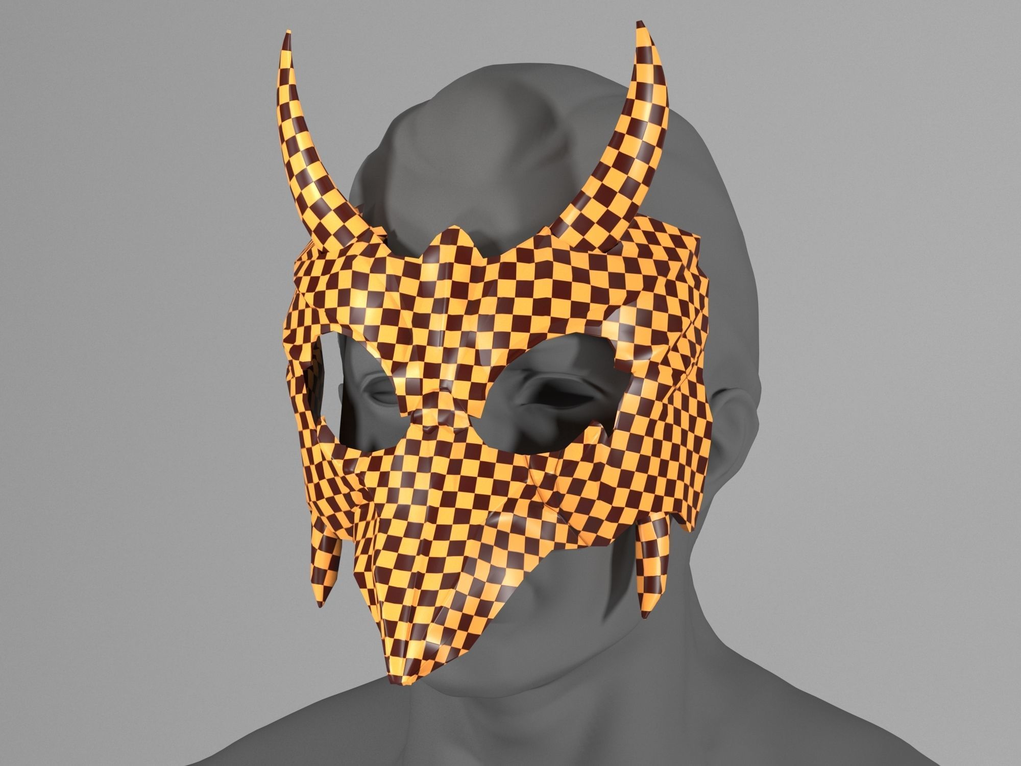 3D model bone mask VR / AR / low-poly | CGTrader