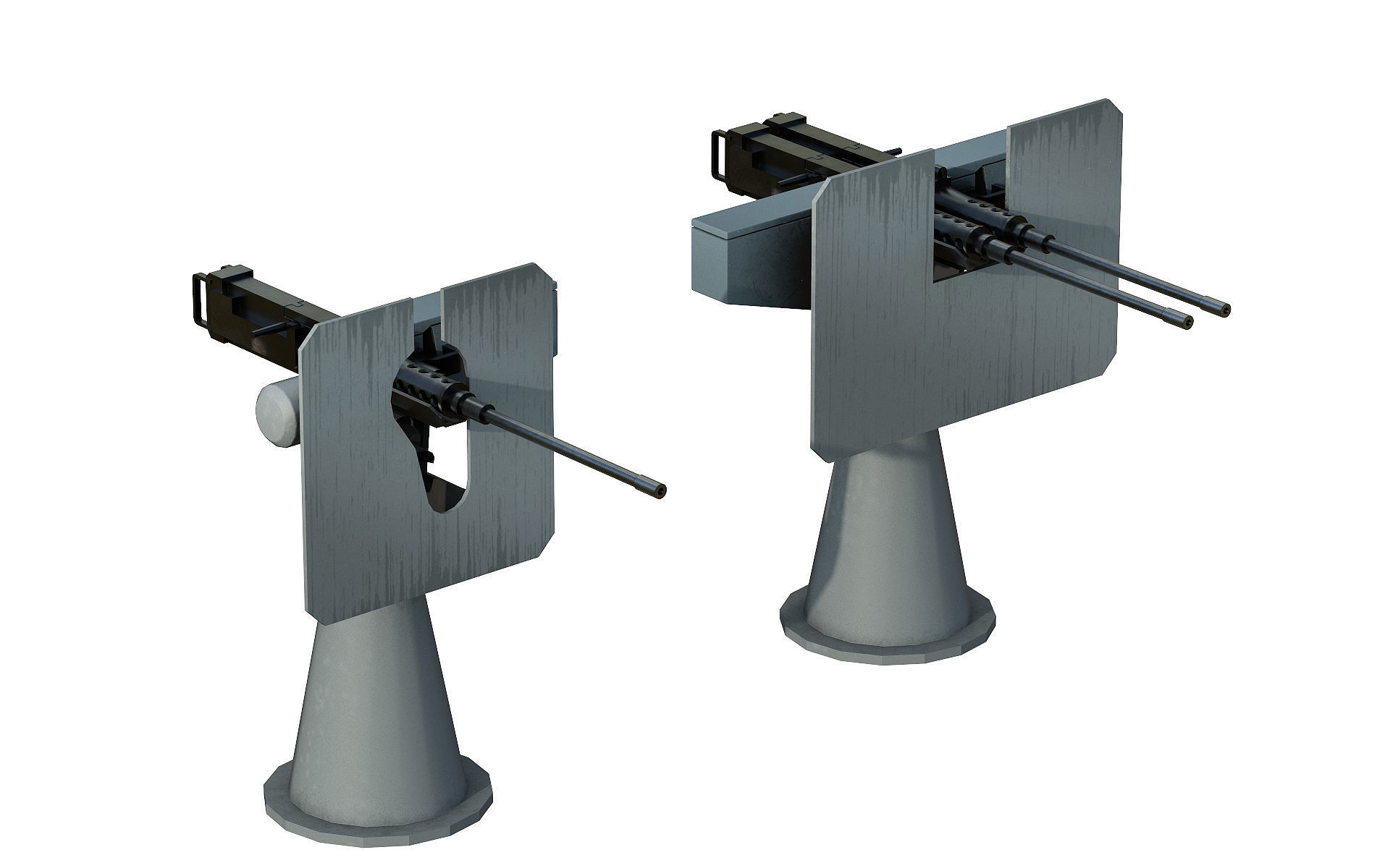 50 Caliber Machine Gun 3D model | CGTrader