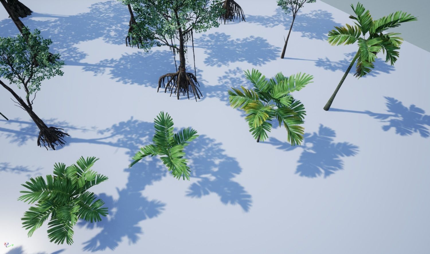 3D model tropical forest pack for game ready VR / AR / low-poly | CGTrader