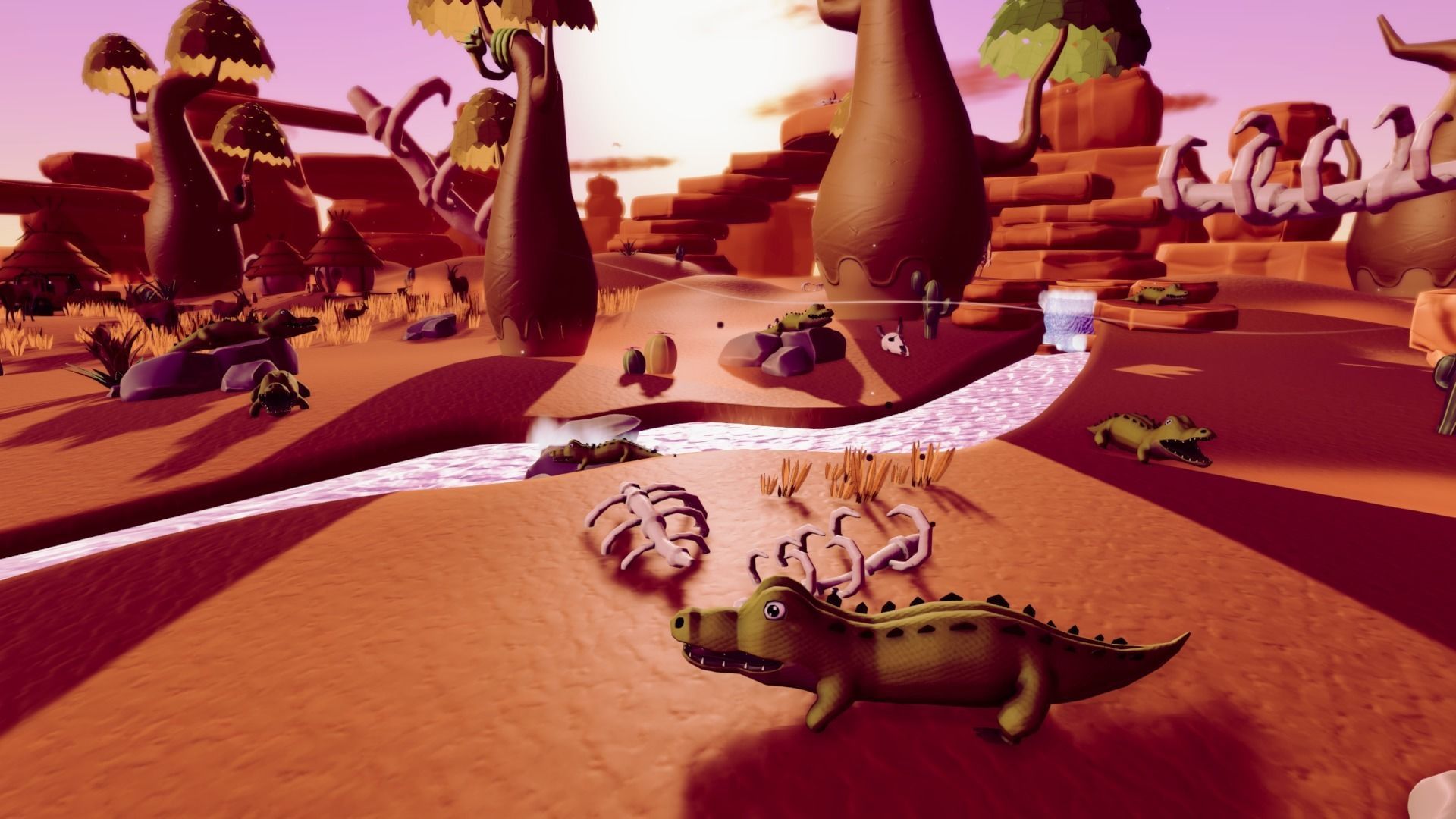 3D model Cartoon Style African Themed Pack Unity URP VR / AR / low-poly ...