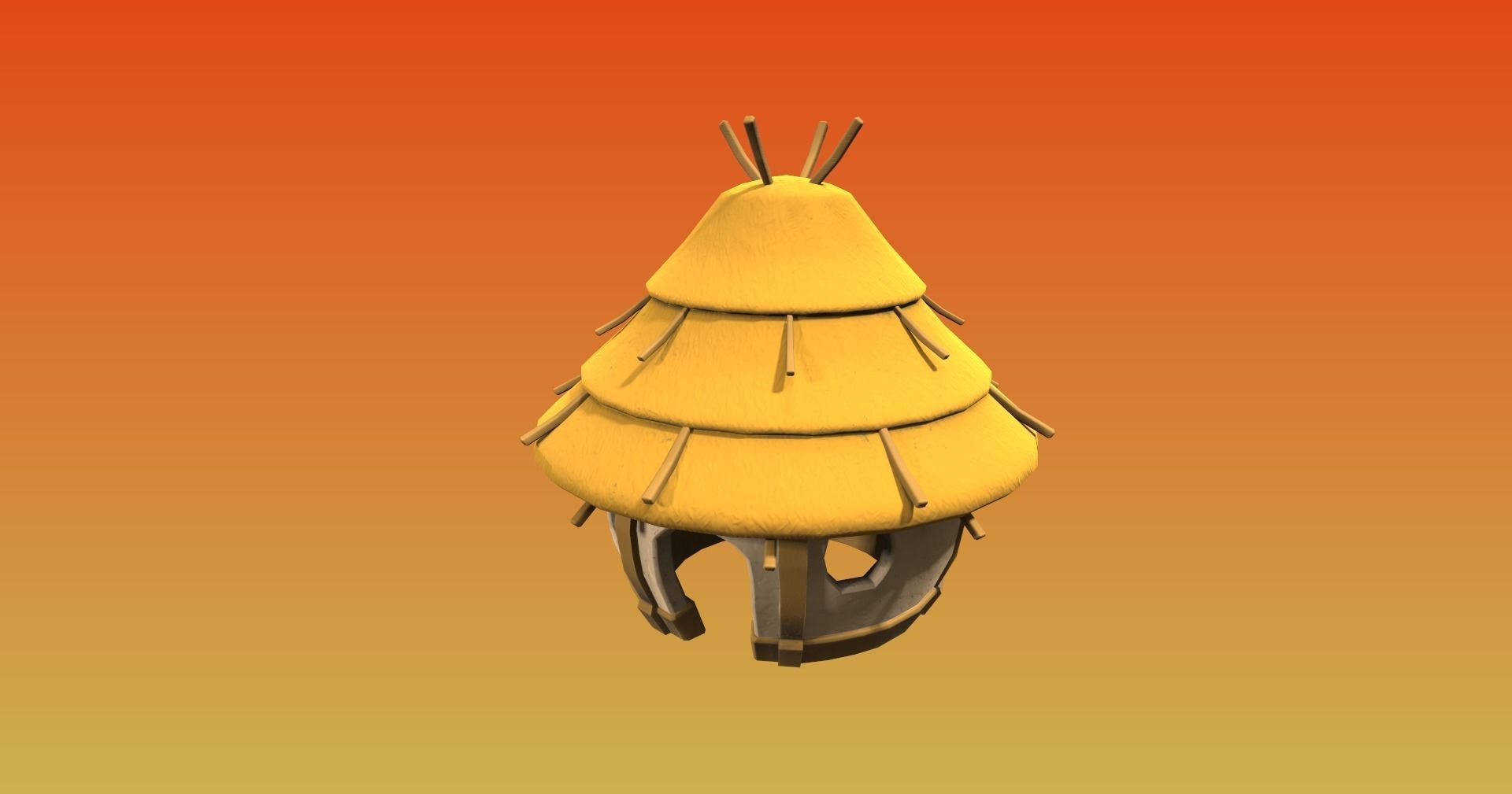 3D model Cartoon Style African Themed Pack Unity URP VR / AR / low-poly ...