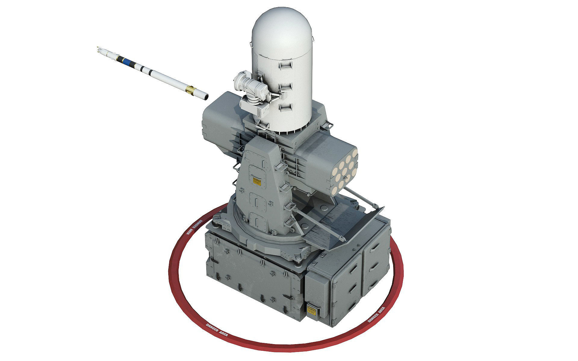 Mk 15 Mod 31 SeaRAM 3D model | CGTrader