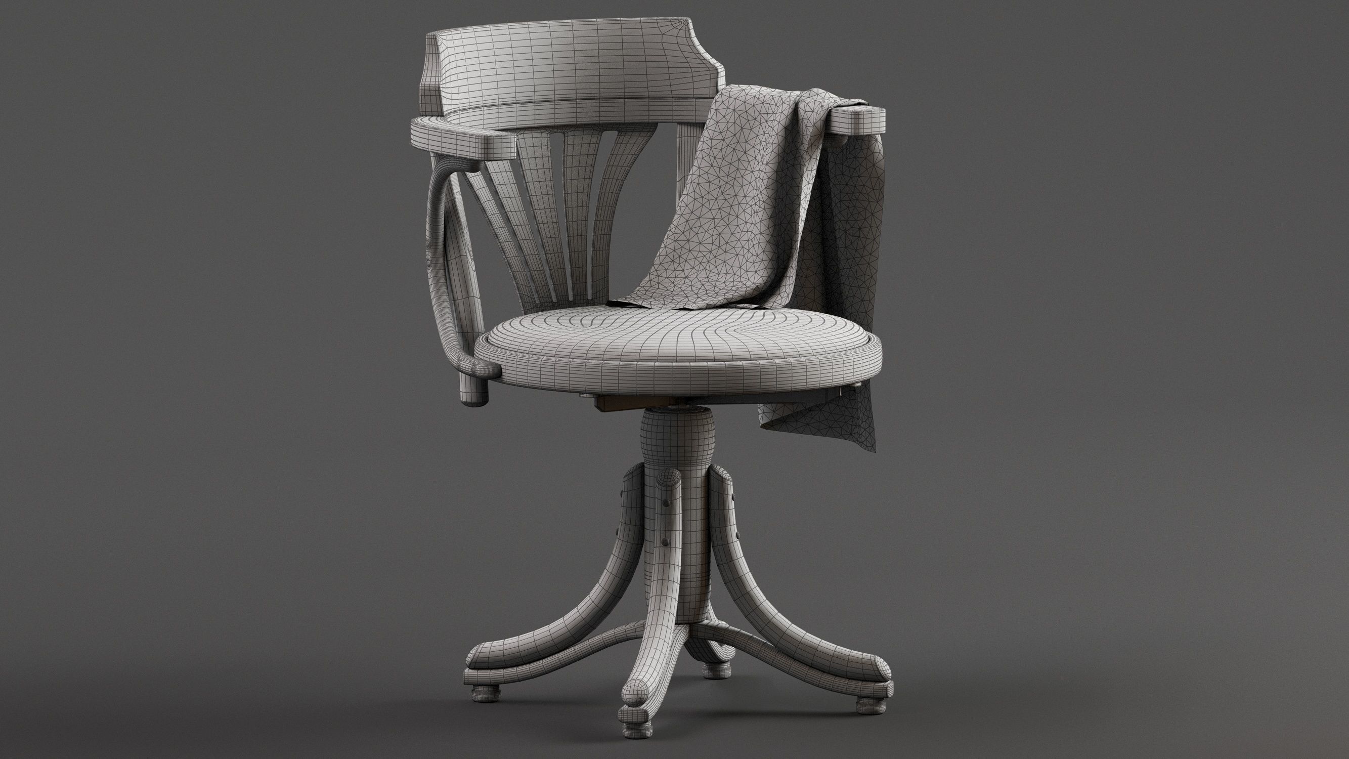 Revolving Armchair 3D model | CGTrader