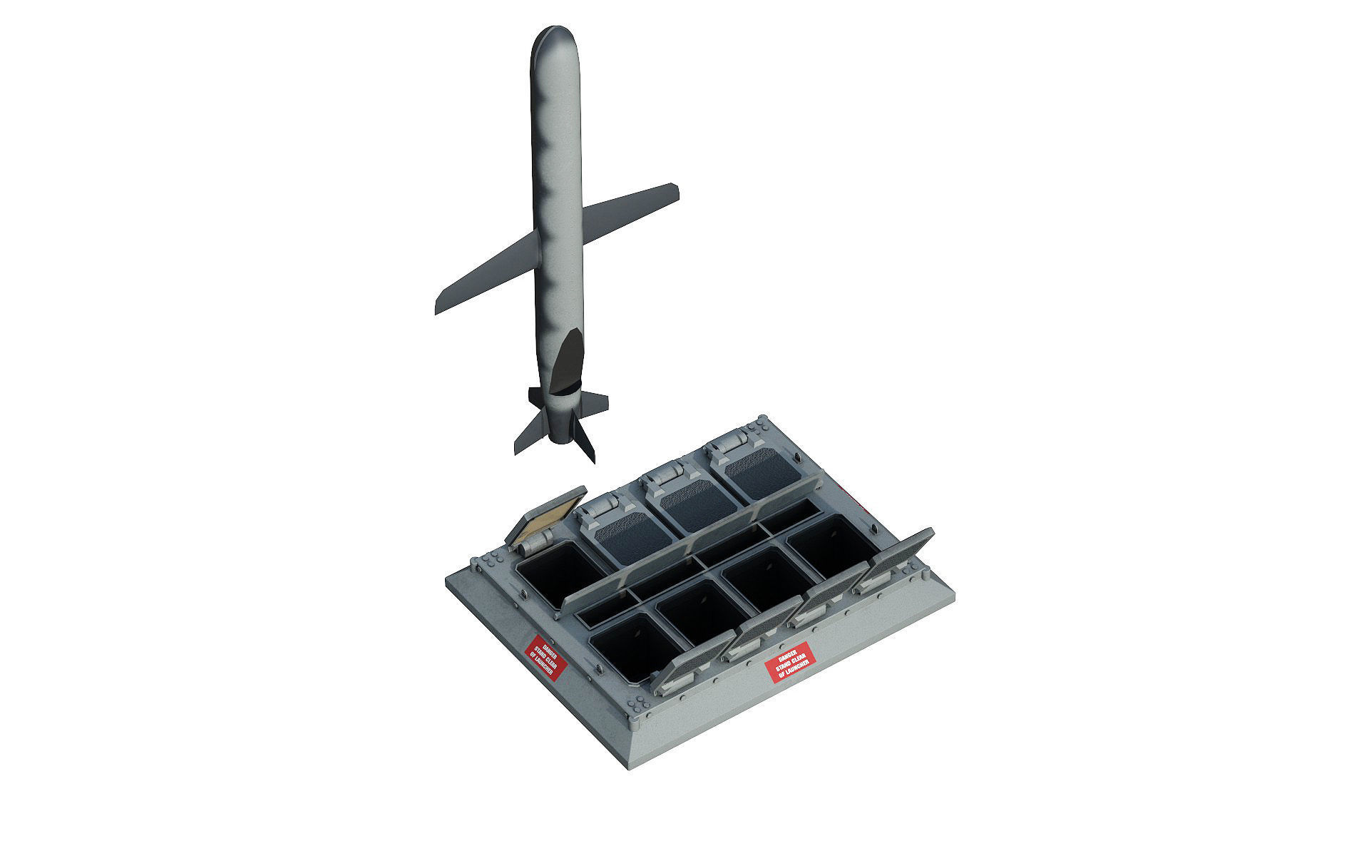 Mark 41 Vertical Launching System BGM 109 Tomahawk 3D model | CGTrader