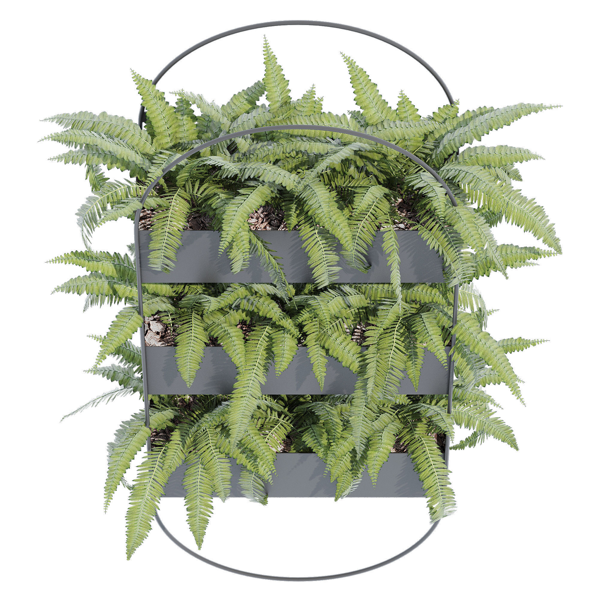Vertical Wall Garden Planter 3D model | CGTrader