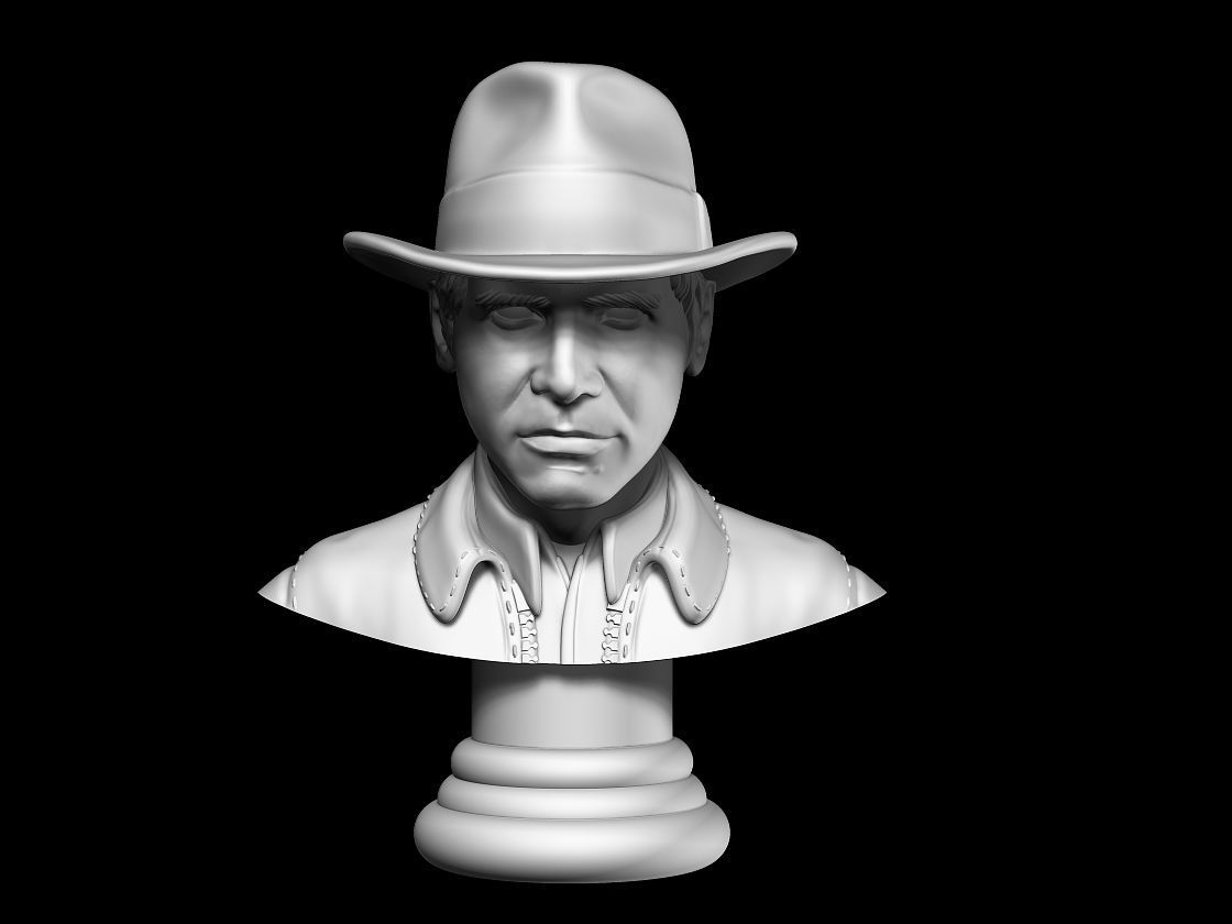 Indiana Jones Bust 3d digital download 3D model 3D printable | CGTrader