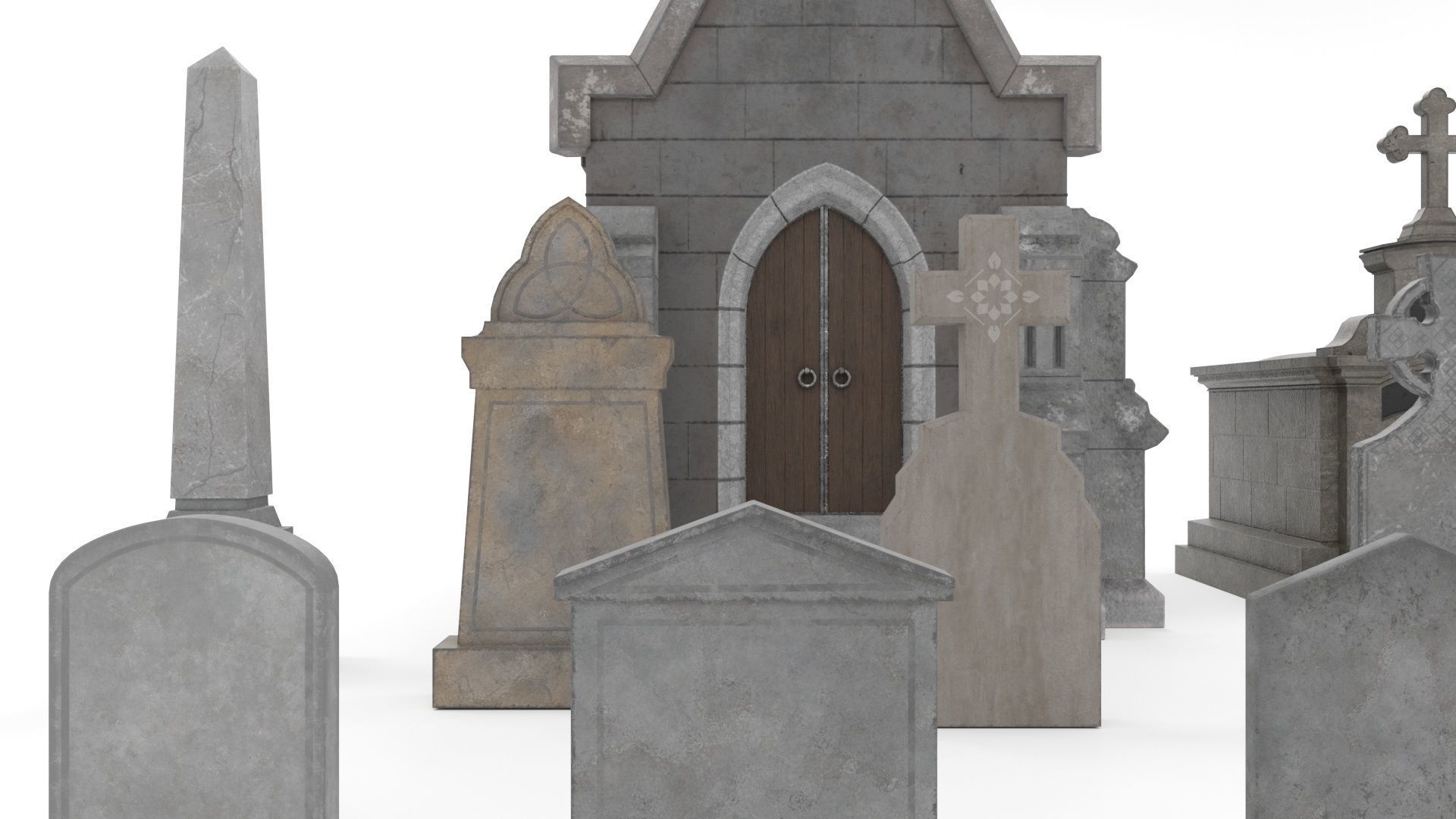 Medieval Cemetery 3D model | CGTrader