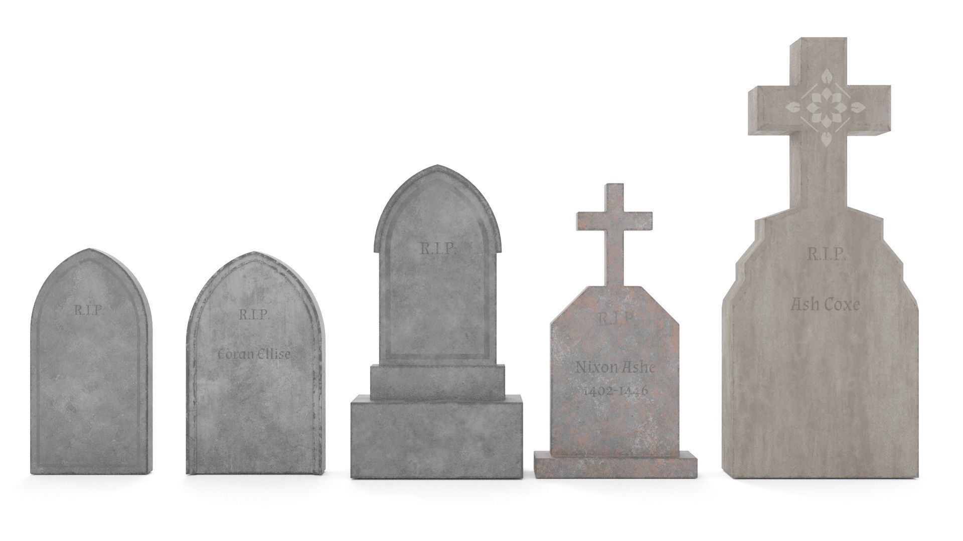 Medieval Cemetery 3D model | CGTrader