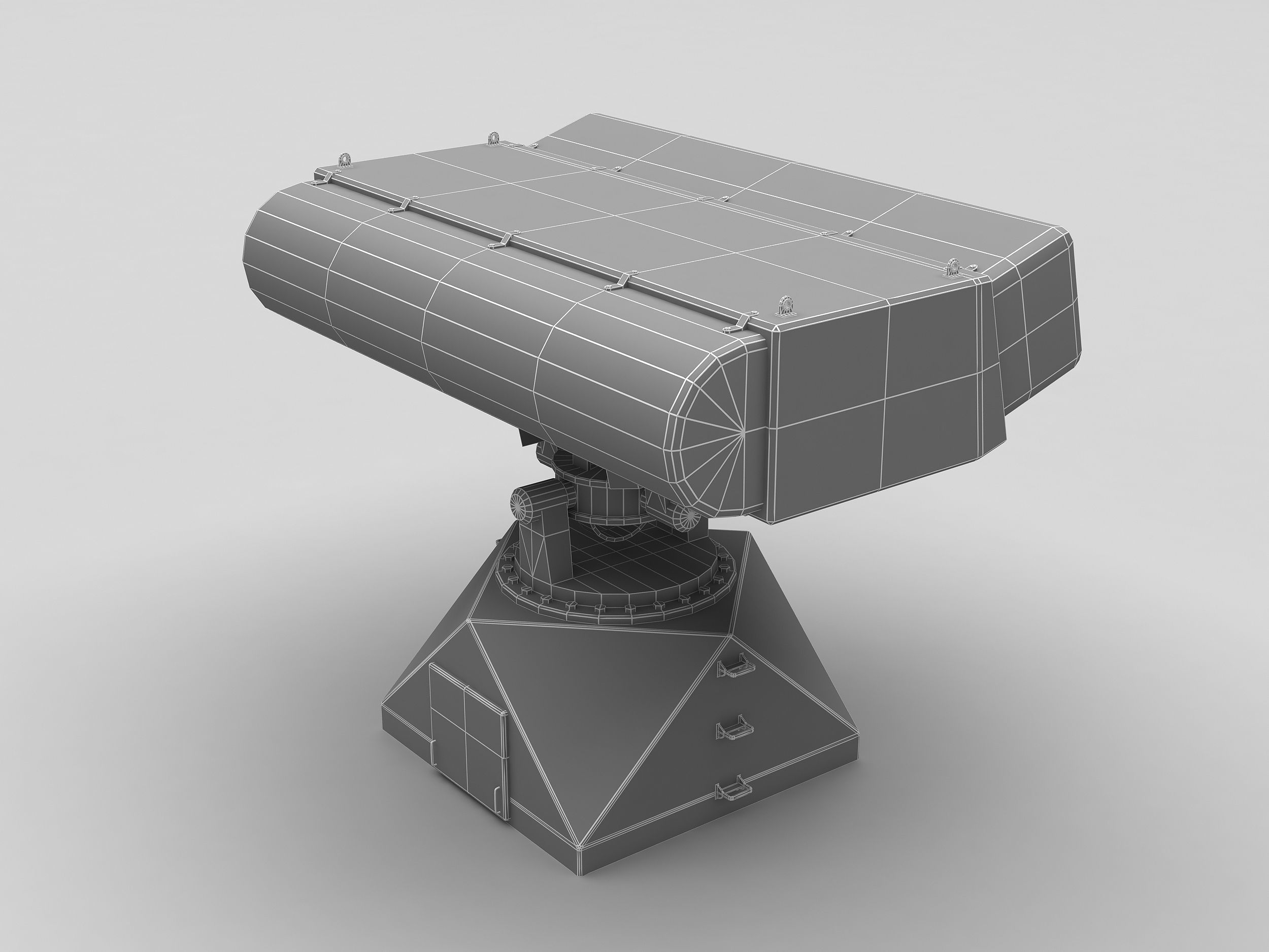 NAVAL SENSORS AND RADARS 3D model | CGTrader