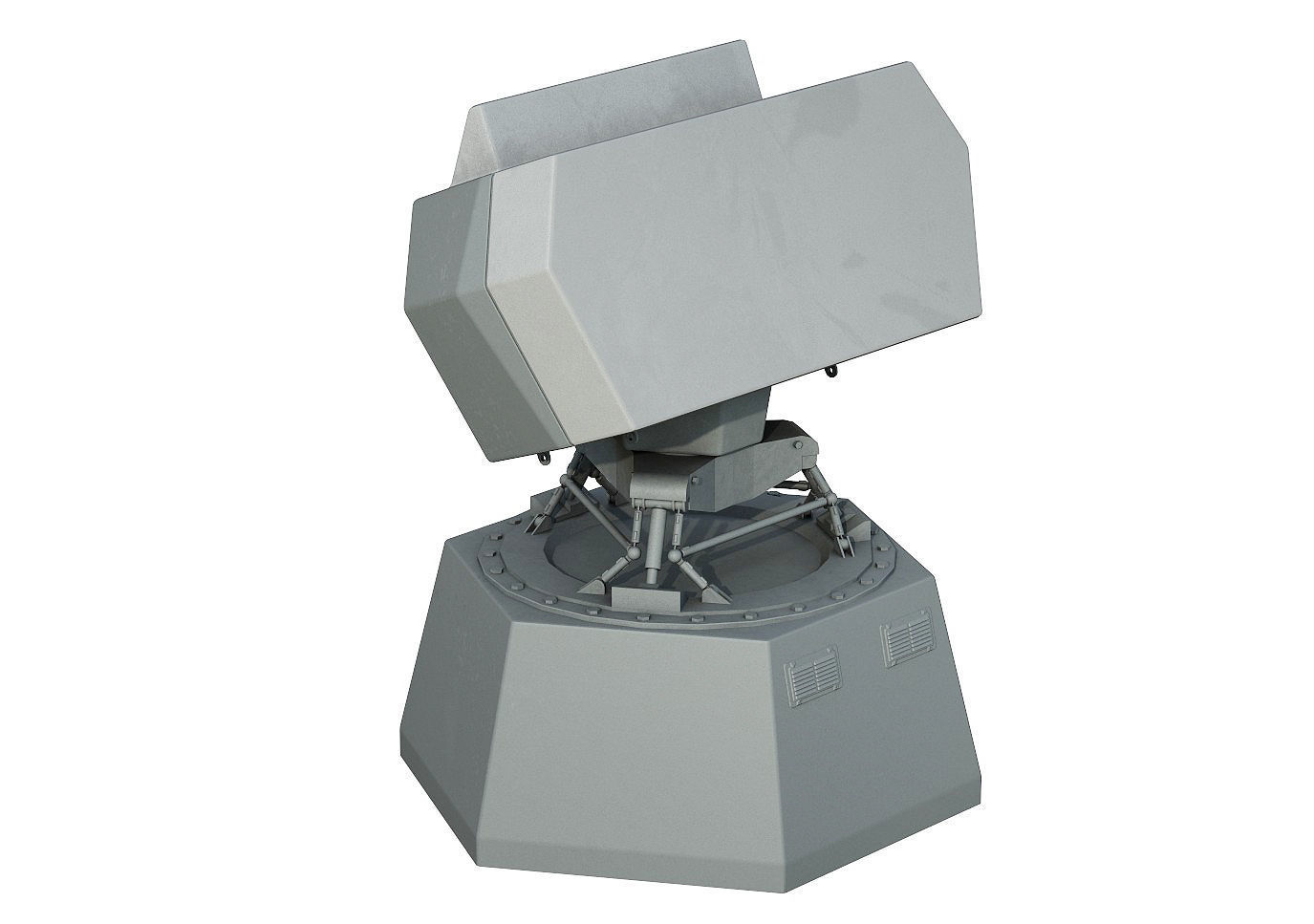 NAVAL SENSORS AND RADARS 3D model | CGTrader