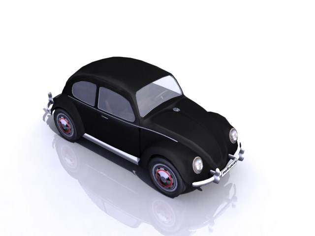 VW Beetle Split Window 3D model | CGTrader