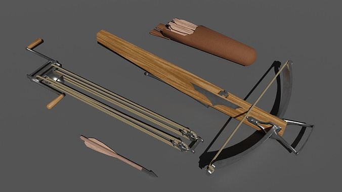 3D model Siege Crossbow VR / AR / low-poly | CGTrader