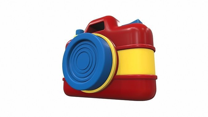 Plastic baby toy camera 3D model | CGTrader
