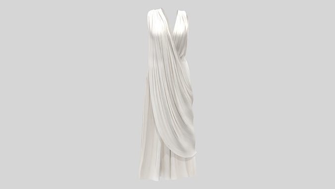 3D model Women Modern Toga VR / AR / low-poly | CGTrader