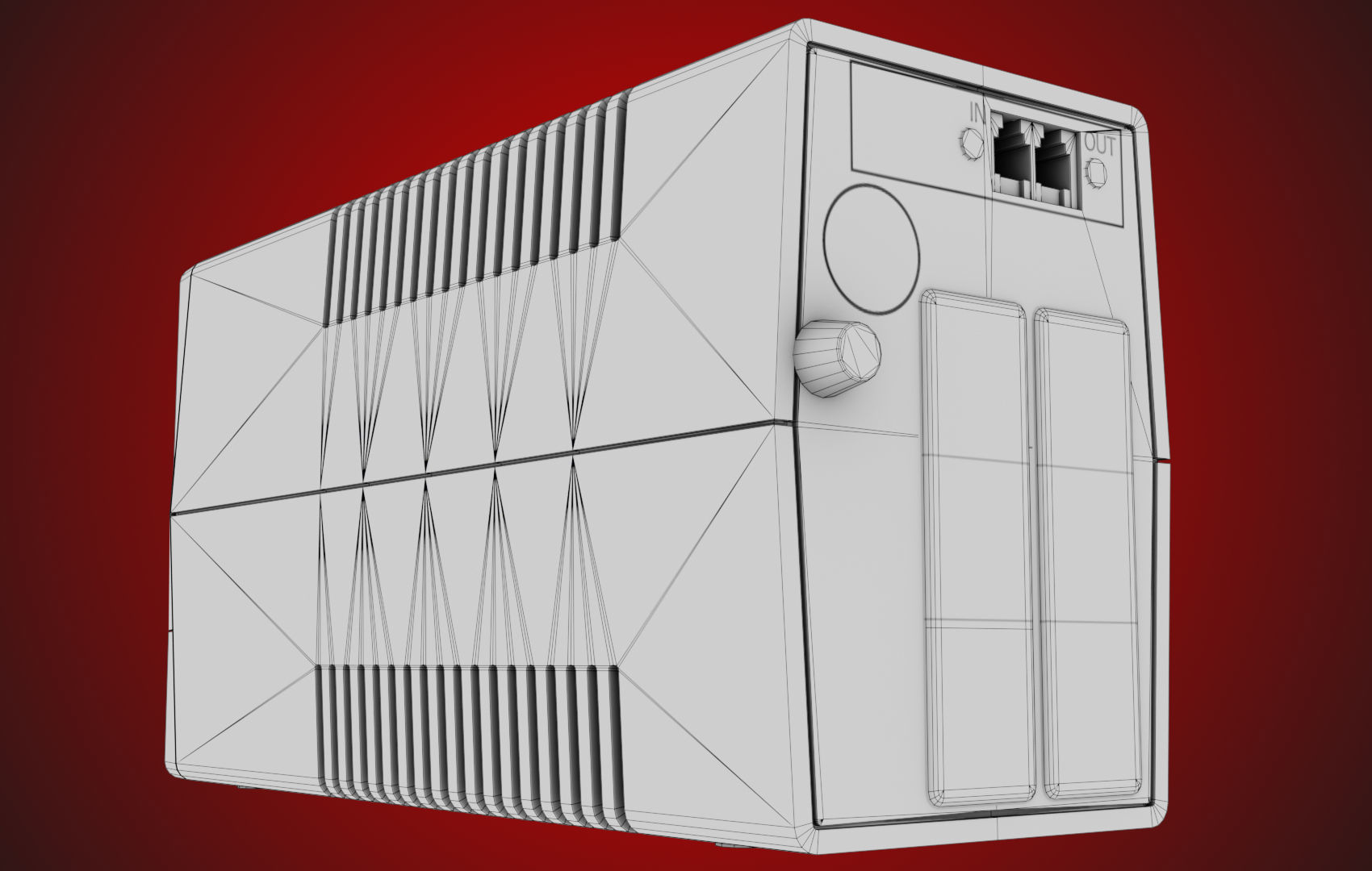 3D model Uninterruptible Power Supply - UPS Forza VR / AR / low-poly ...