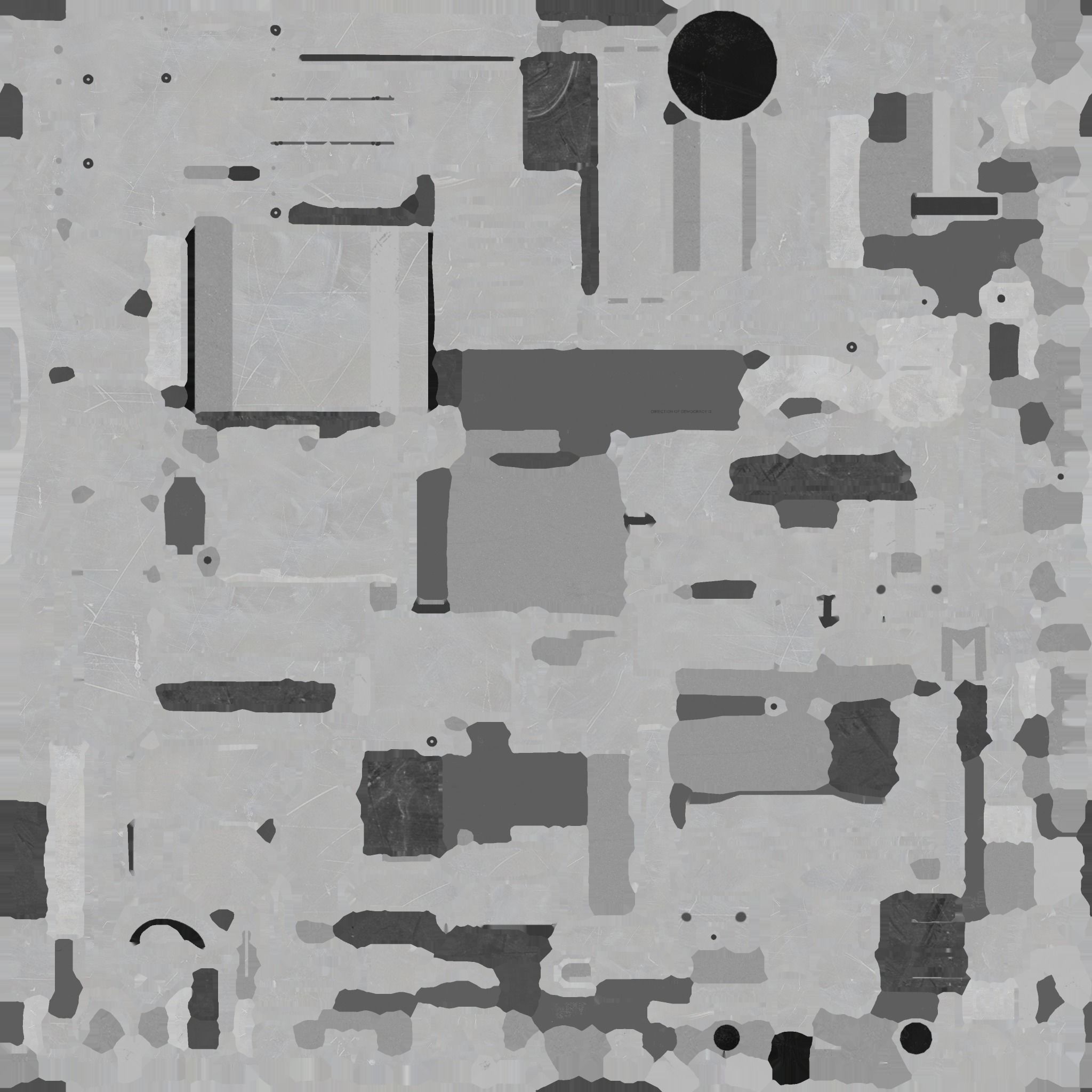 3D model Cyberpunk Futuristic White Riffle Machine Gun VR / AR / low ...