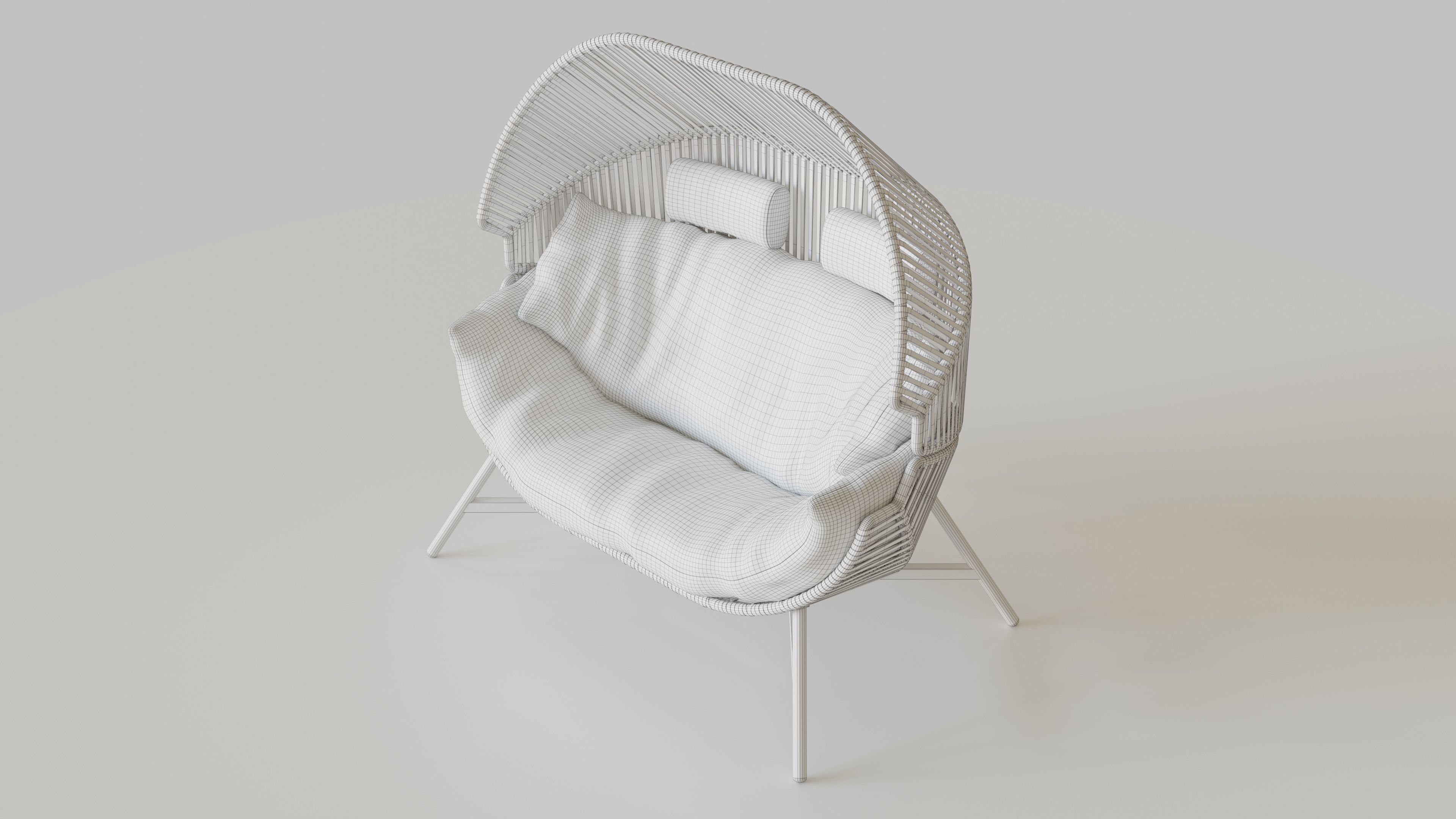 Outdoor Cocoon Sofa 3D model | CGTrader
