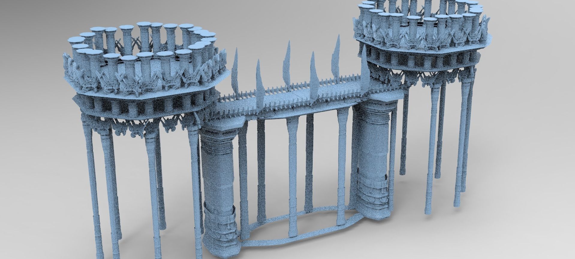 Elden Celtic Ring Bridge Towers 7 3D model | CGTrader