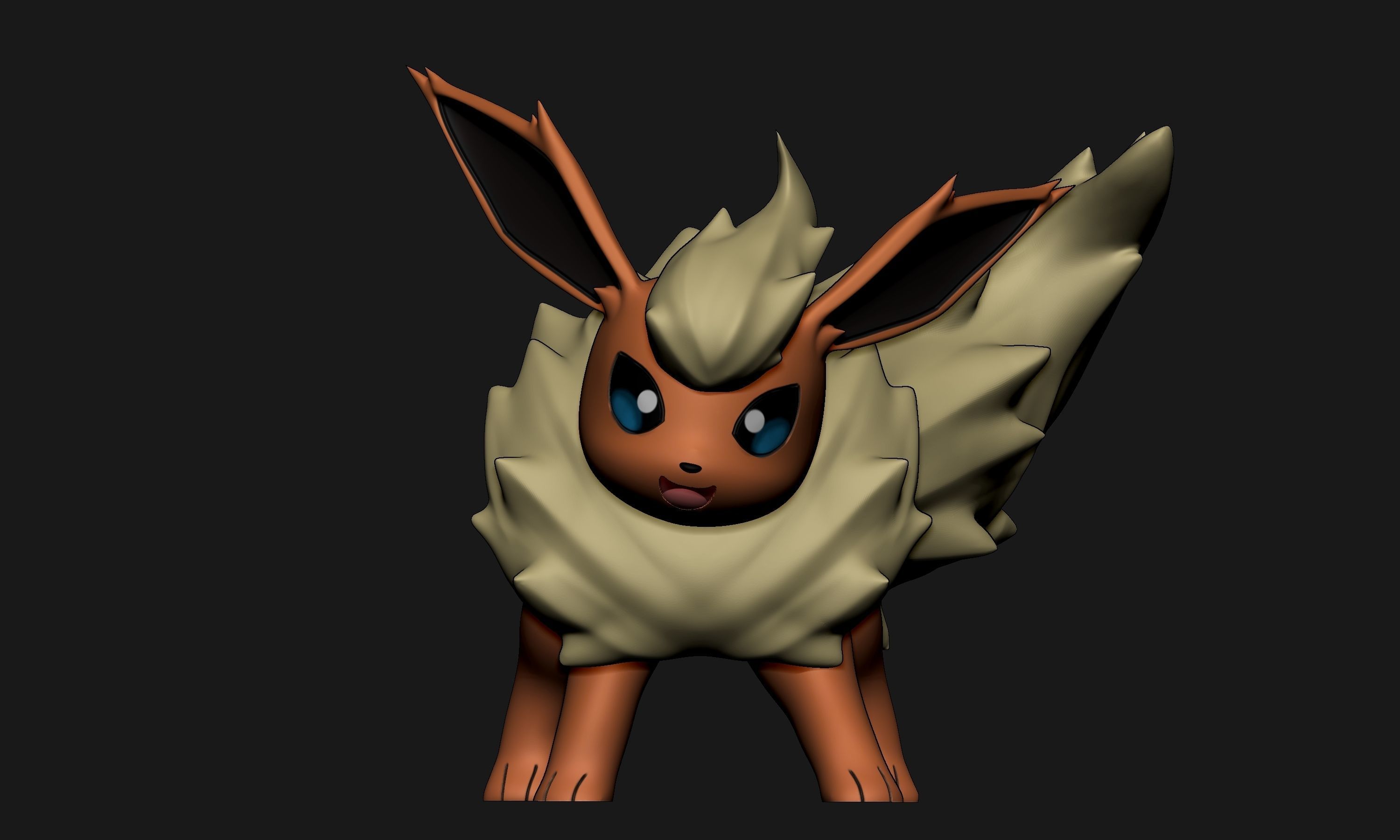 Pokemon - Flareon New Version 3D model 3D printable | CGTrader