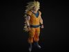 3D model Goku Super Saiyan 3 VR / AR / low-poly | CGTrader