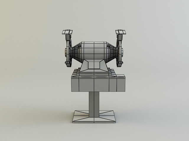 Grinding Machine 3D model | CGTrader