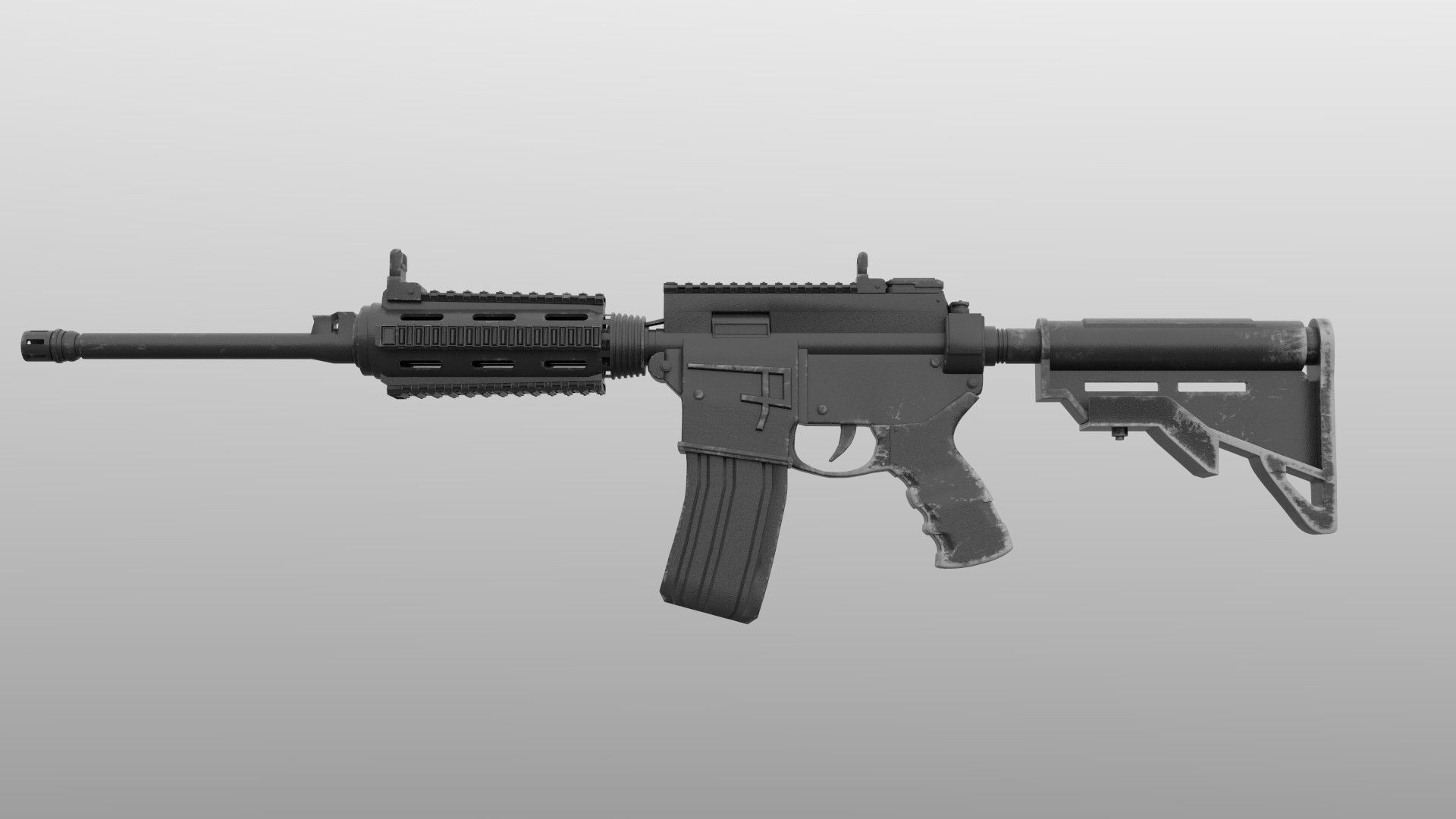 3D model 4K textures Carbine M4A1 VR / AR / low-poly | CGTrader