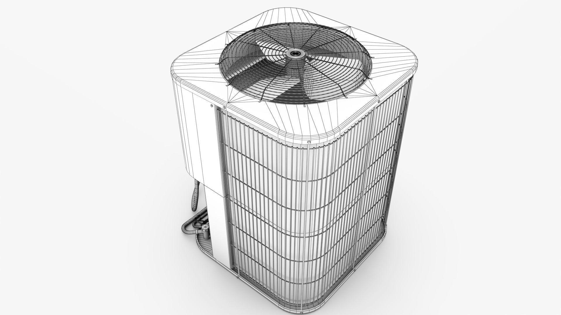 3D model Air Conditioner 01 VR / AR / low-poly | CGTrader