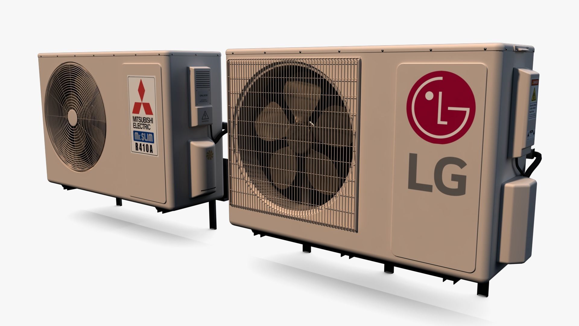3D model Air Conditioner 02 VR / AR / low-poly | CGTrader