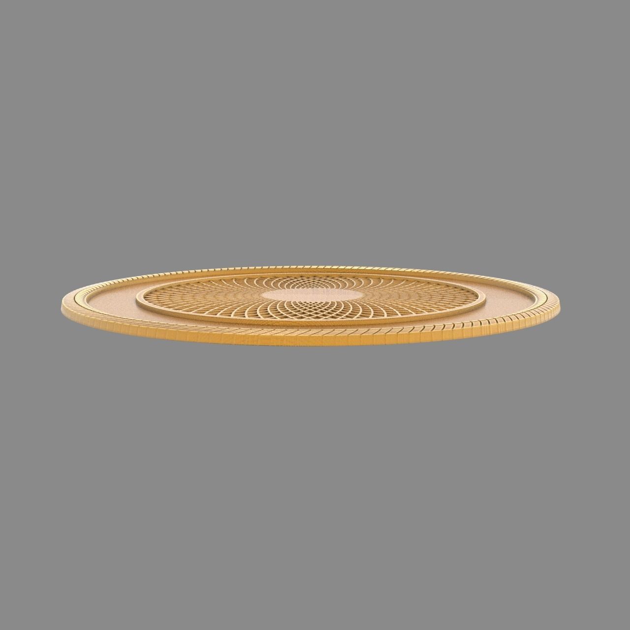 Round base with internal pattern 3D model 3D printable | CGTrader
