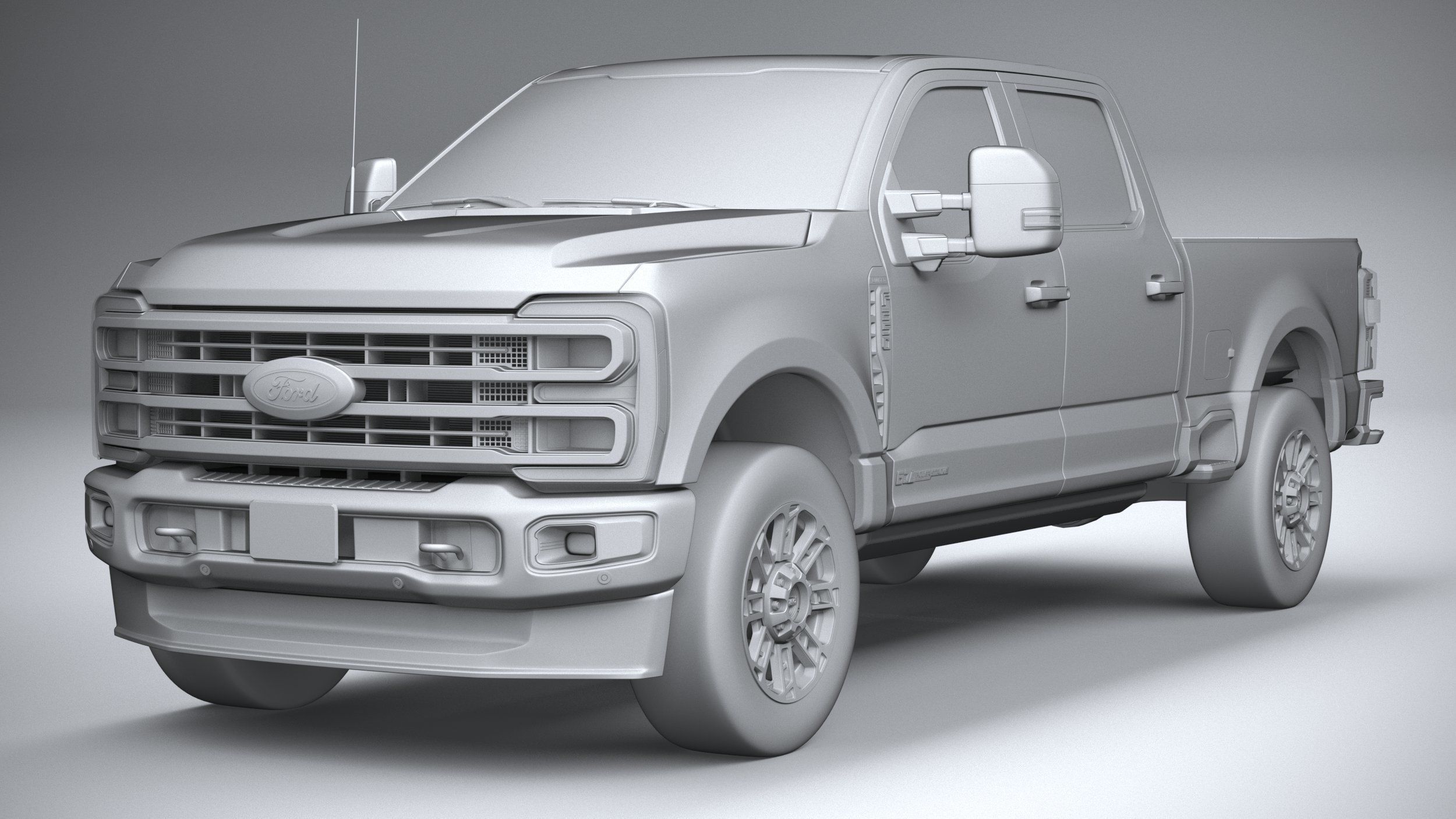 Ford F350 Superduty Limited Edition CG 2023 3D model | CGTrader