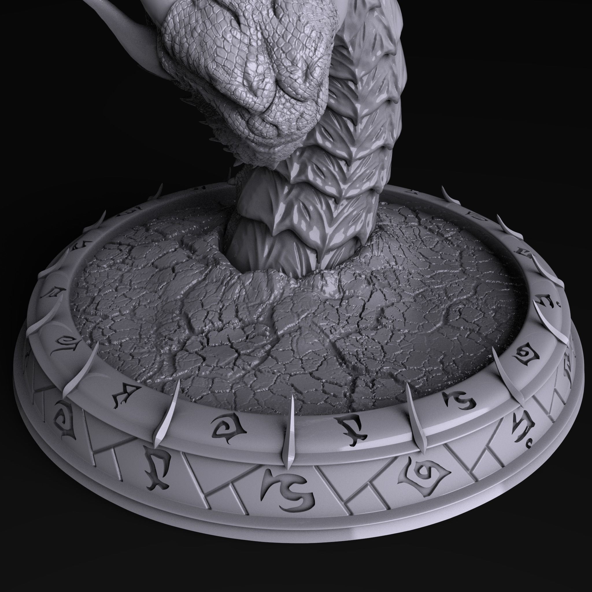 Dilong Dragon Action Figure 3D model 3D printable | CGTrader