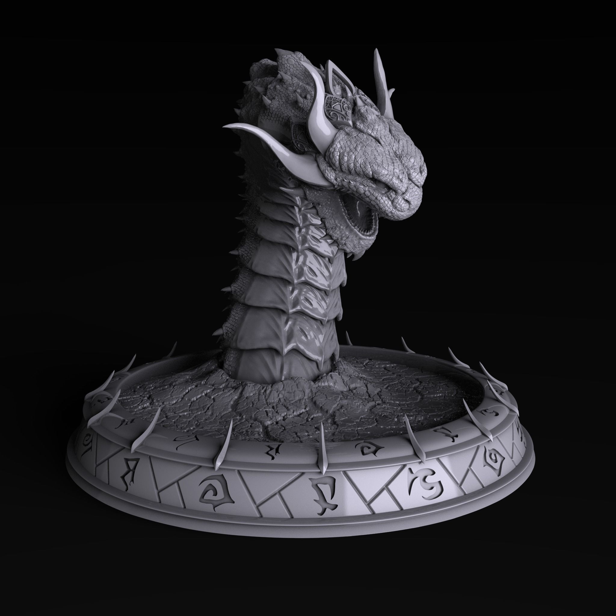 Dilong Dragon Action Figure 3D model 3D printable | CGTrader