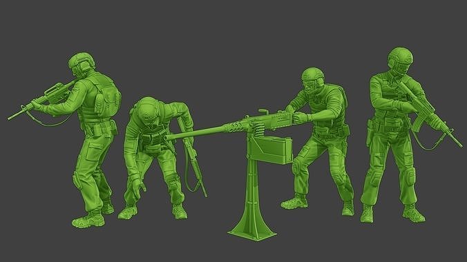 US Special Forces USSF1 Pack 1 3D Model Collection | CGTrader
