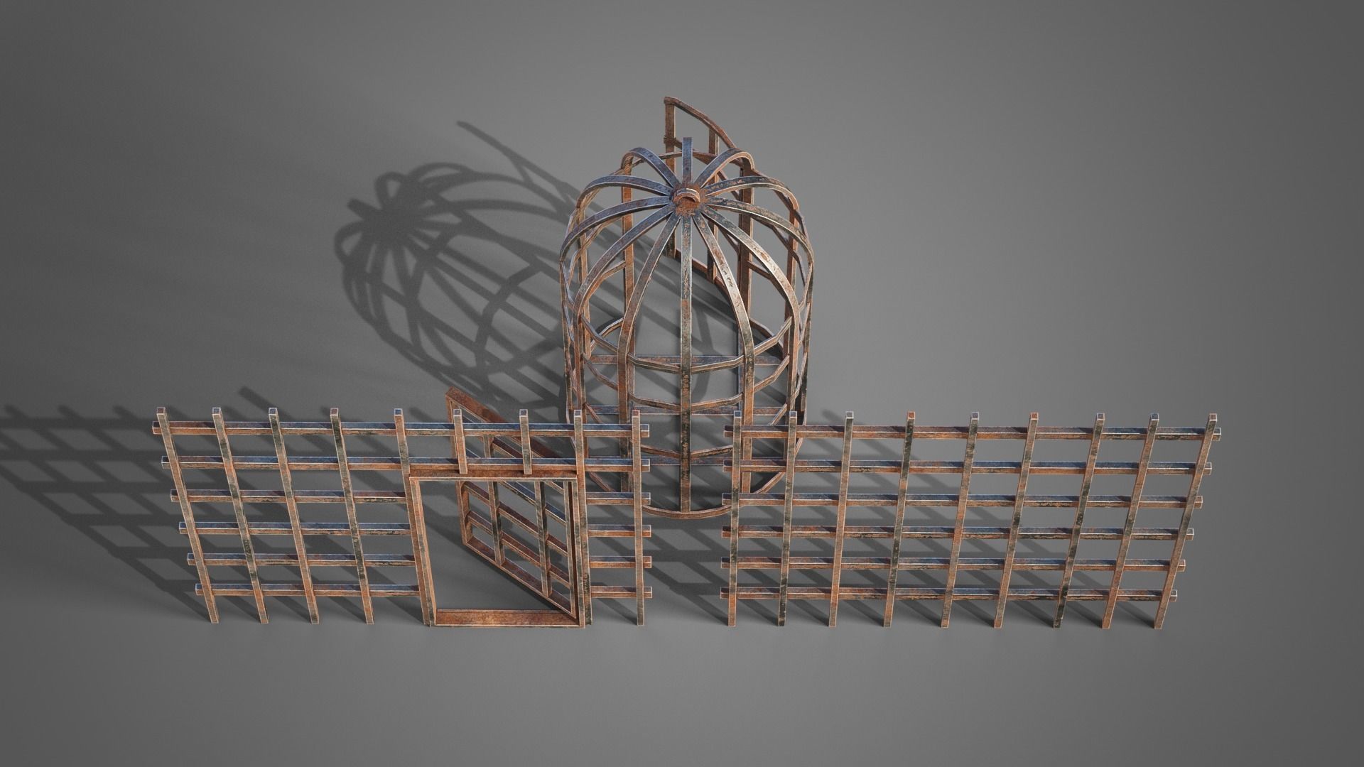 3D model Medieval prison set VR / AR / low-poly | CGTrader