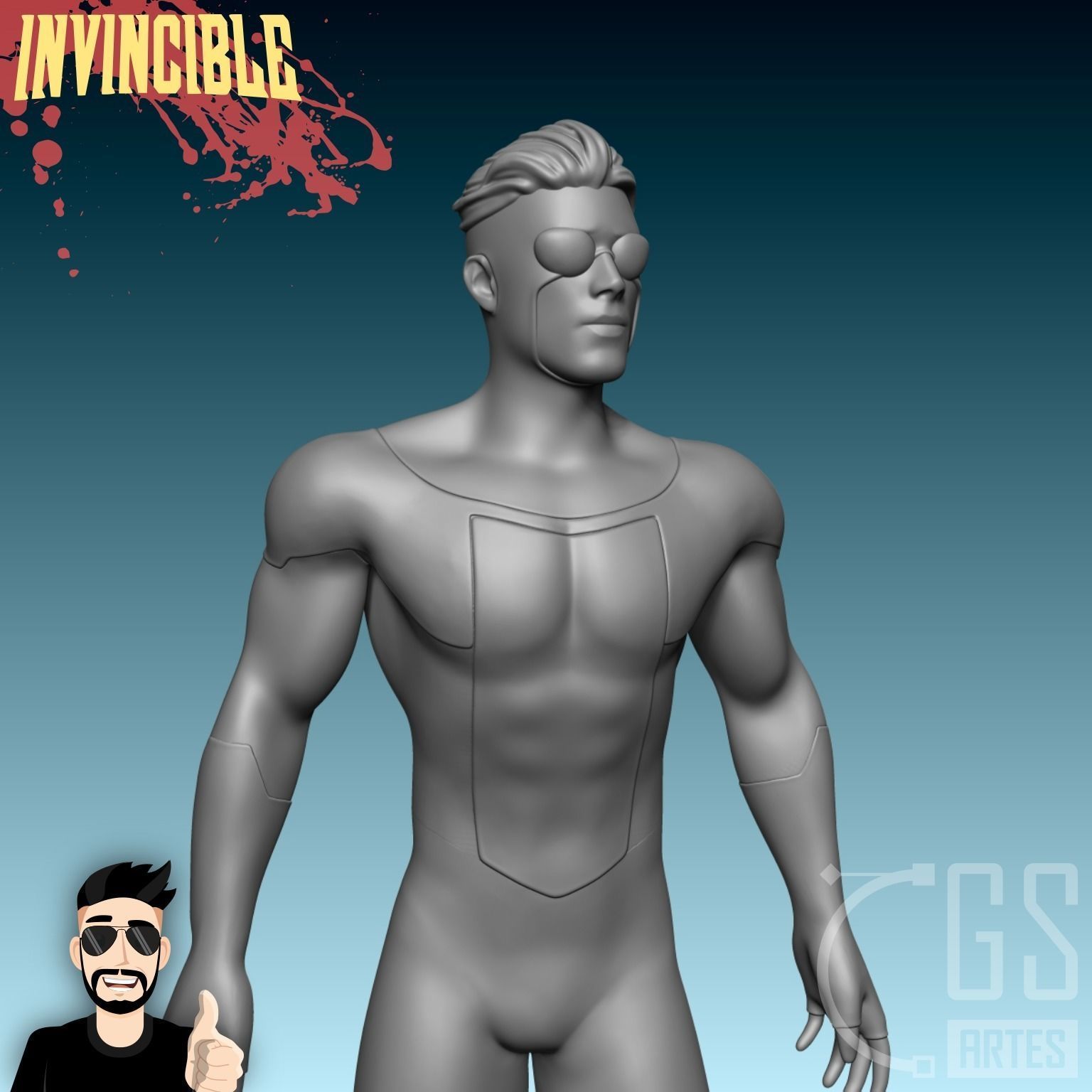 INVINCIBLE - MARK GRAYSON 3D model 3D printable | CGTrader