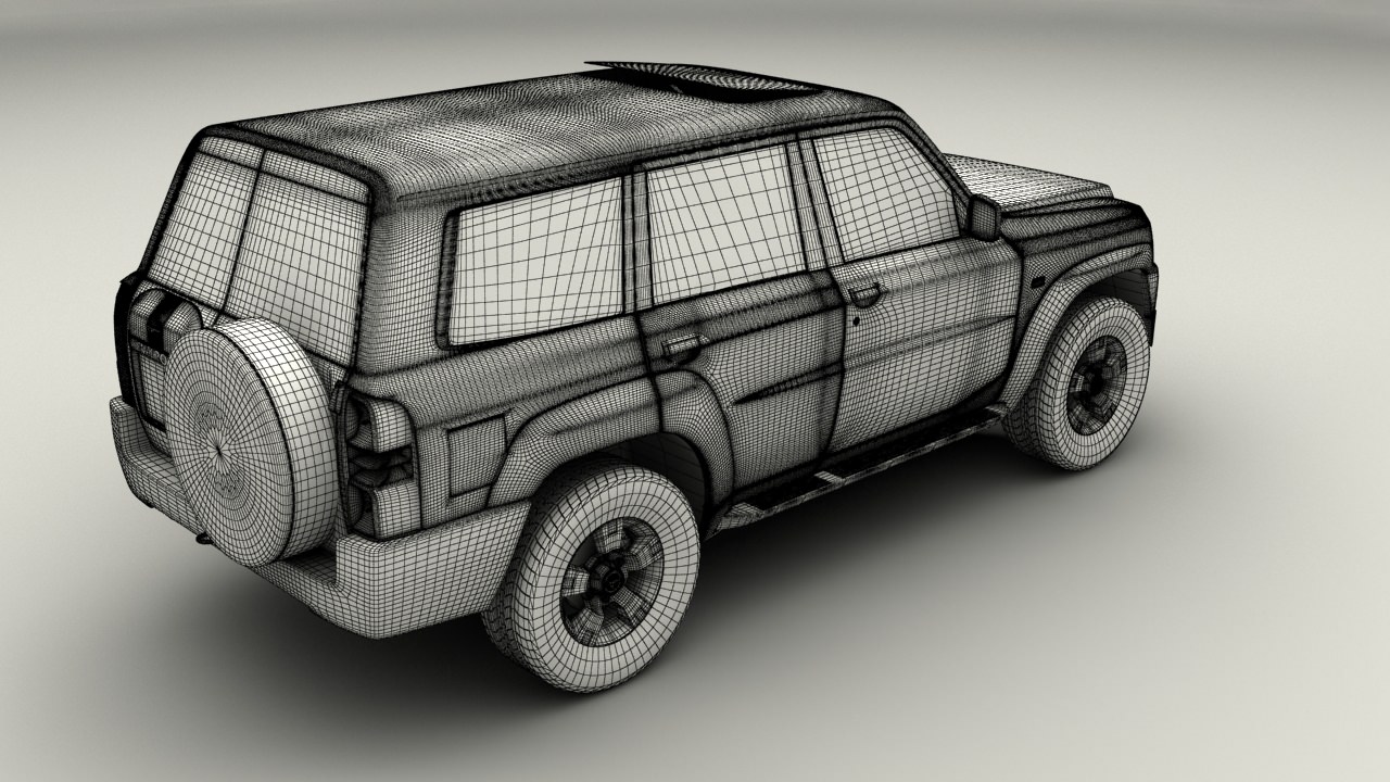 3D model Nissan Patrol VR / AR / low-poly | CGTrader