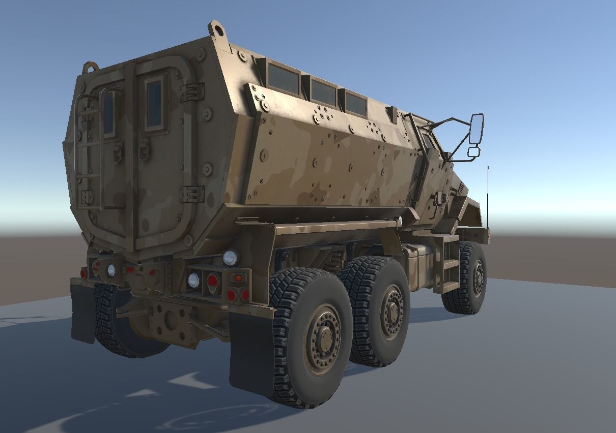 3D model MRAP Caiman 3D model VR / AR / low-poly | CGTrader
