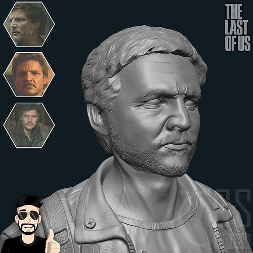 JOEL MILLER - THE LAST OF US - PEDRO PASCAL 3D model 3D printable ...