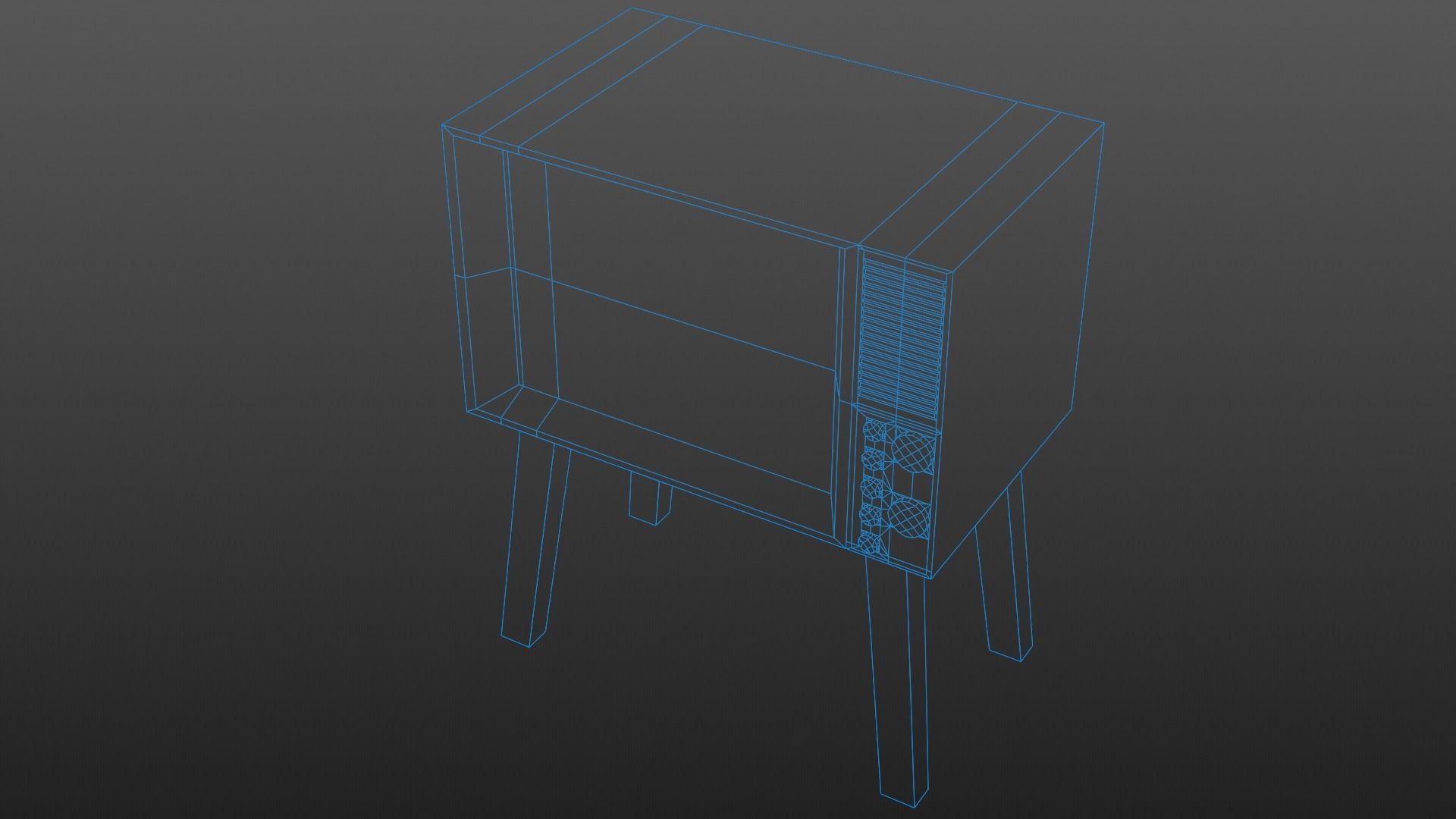 3D model TV Old Retro PS1 PSX style VR / AR / low-poly | CGTrader