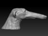 Borzoi Meme Dog head 3D model 3D printable | CGTrader